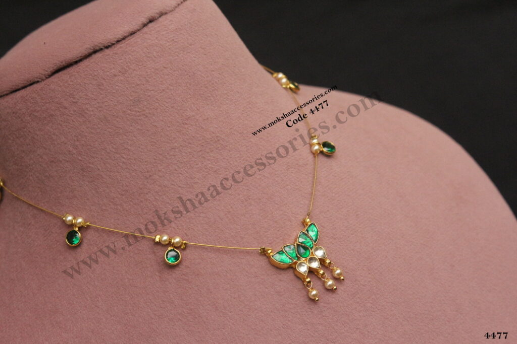 Invisible chain with lotus pendant – Moksha Accessories